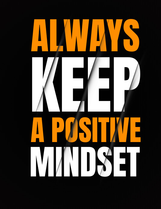 Positive Mindset Template | PosterMyWall