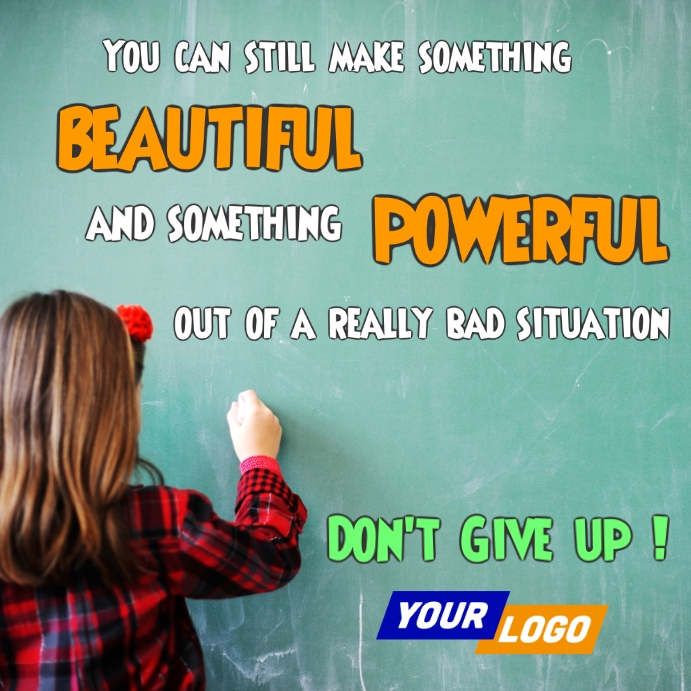Positive quote template | PosterMyWall