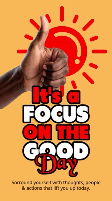 Positive Thinking Instagram Story Template | PosterMyWall