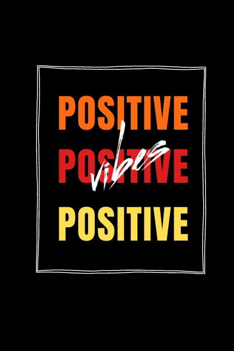 Positive vibes story Template | PosterMyWall