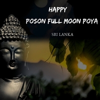 Poson full moon poya Template | PosterMyWall