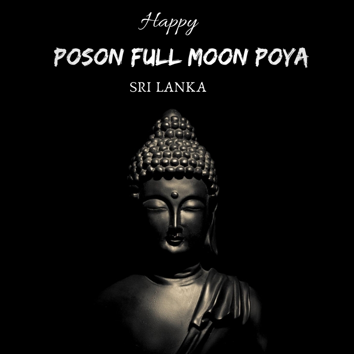 Poson Poya full moon. Template | PosterMyWall