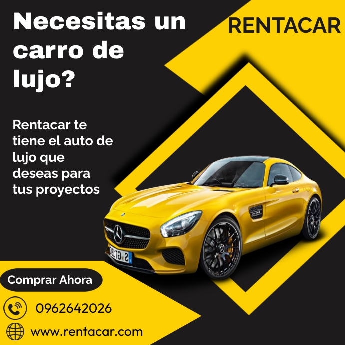 Post carro de lujo Template | PosterMyWall