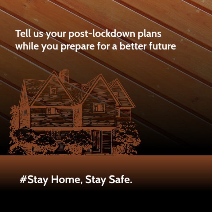 Post Lockdown Plans Poster Template | PosterMyWall