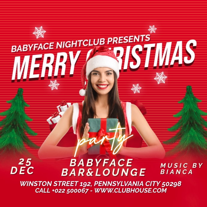 POST MERRY CHRISTMAS CELEBRATION Template | PosterMyWall