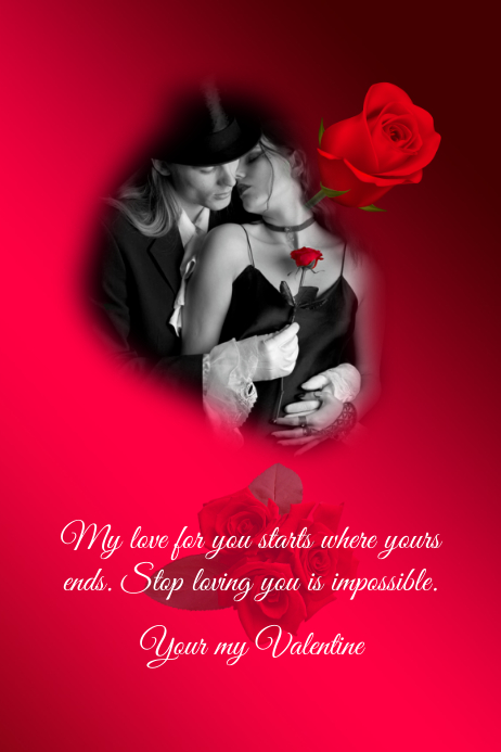 Plantilla de post valentine | PosterMyWall