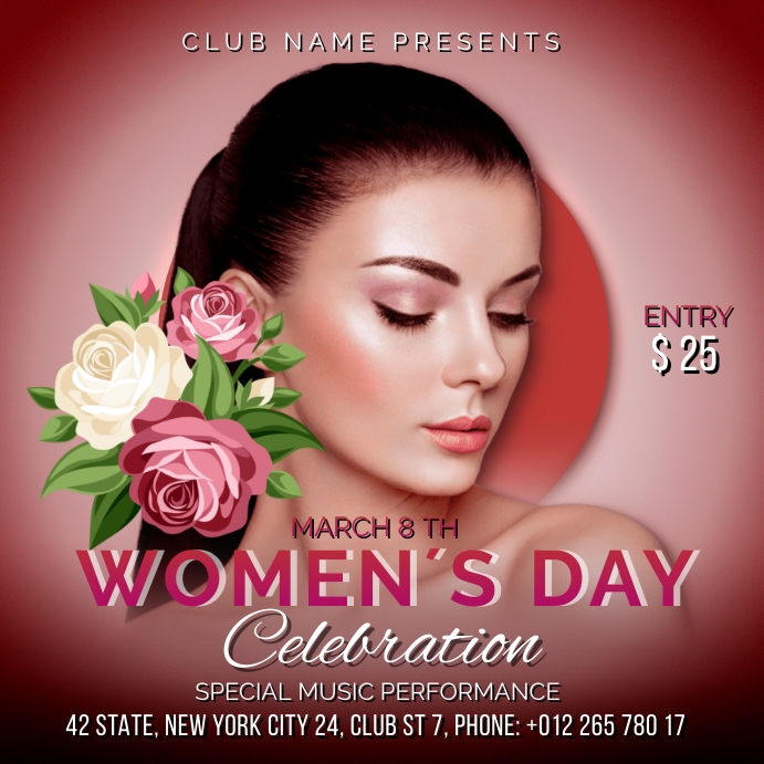 POST WOMEN'S DAY Template | PosterMyWall