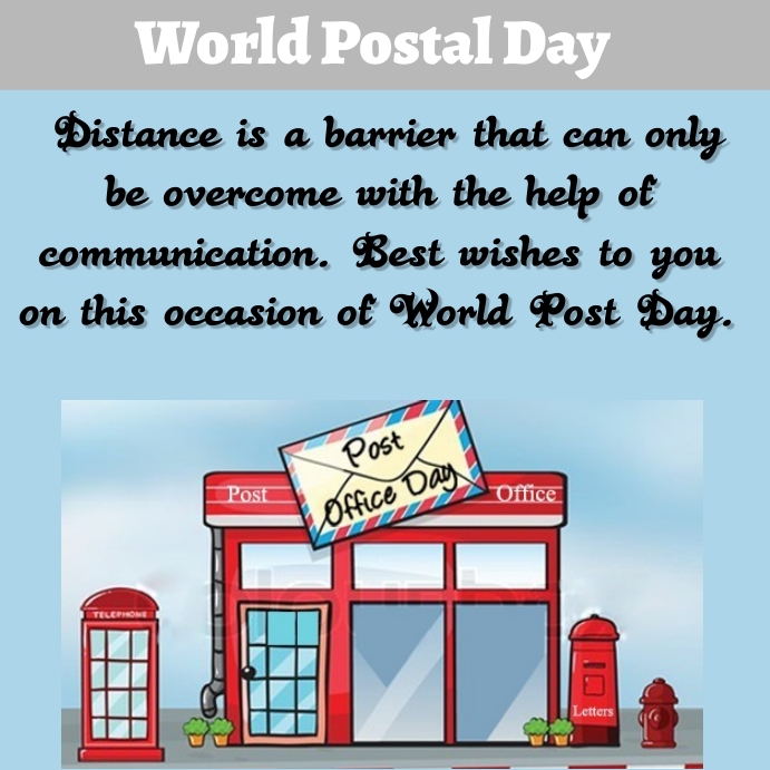 Postal Day Template | PosterMyWall