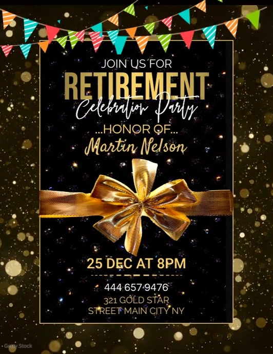 Retirement Party Program Design