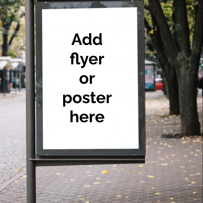 Poster and flyer board template | PosterMyWall