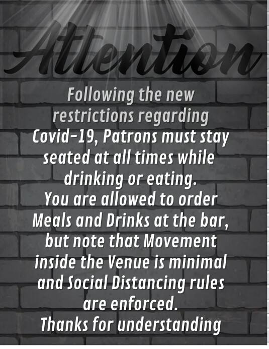 Copy of poster Attention flyer | PosterMyWall