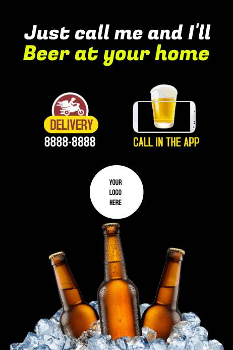 Poster Beer Delivery Template | PosterMyWall