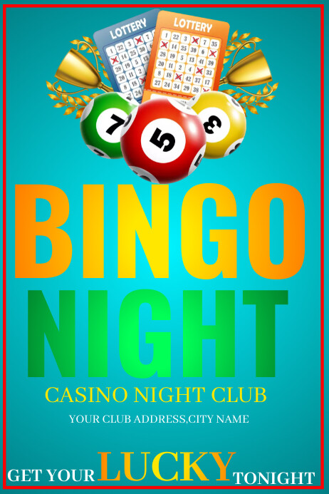 Poster bingo game 2024 flyer Template | PosterMyWall