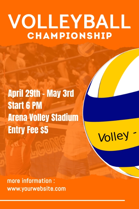 Poster Bola Voli Template | PosterMyWall