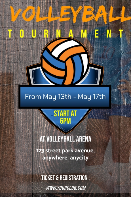 Poster Bola Voli Template | PosterMyWall