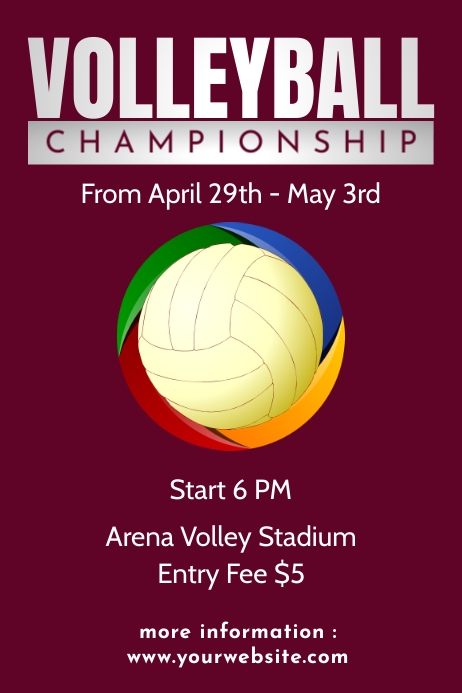 Poster Bola Voli Template | PosterMyWall