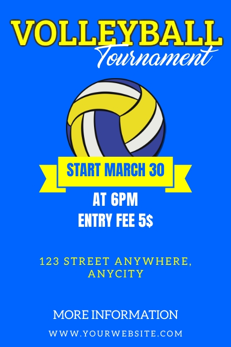 Poster Bola Voli Template | PosterMyWall