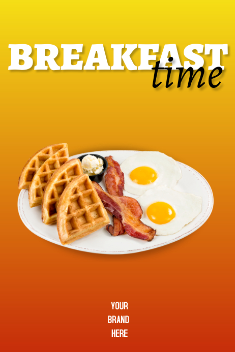 Poster Breakfast Template | PosterMyWall