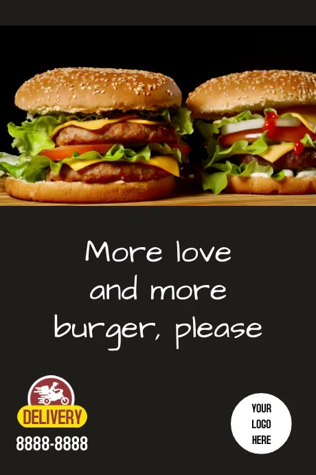 Poster Burger Template | PosterMyWall