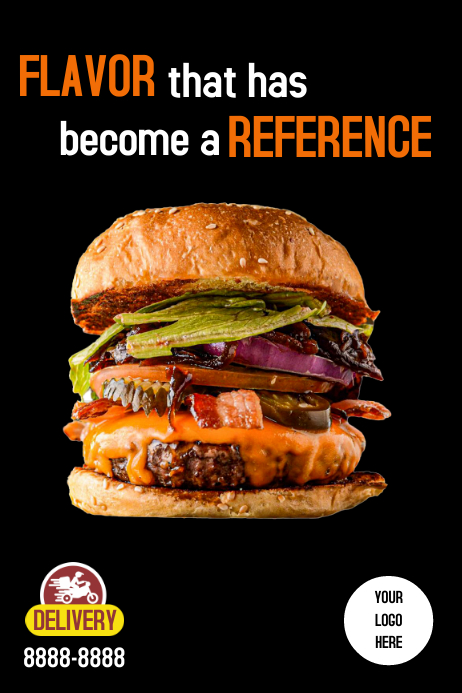 Poster Burger Template | PosterMyWall