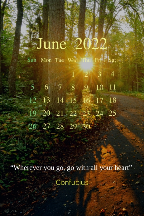 Poster calendar template,motivational,inspira | PosterMyWall