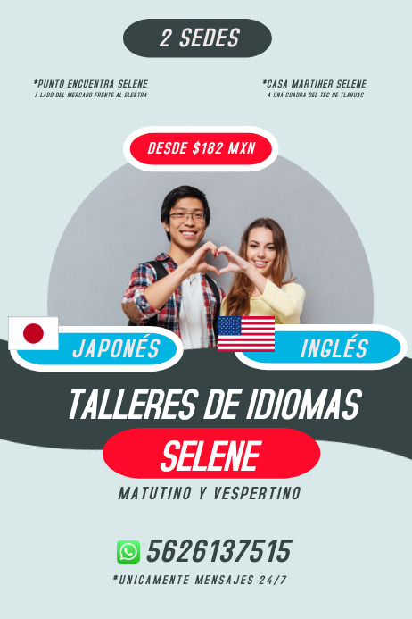 POSTER DE IDIOMAS Template | PosterMyWall