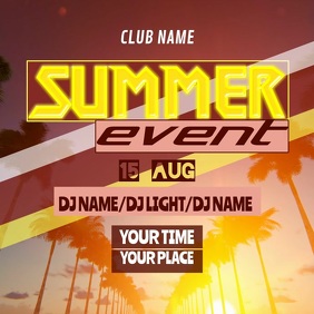 SUMMER EVENT VIDEO FLYER POSTER TEMPLATE | PosterMyWall