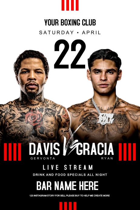 POSTER FIGHT Template | PosterMyWall