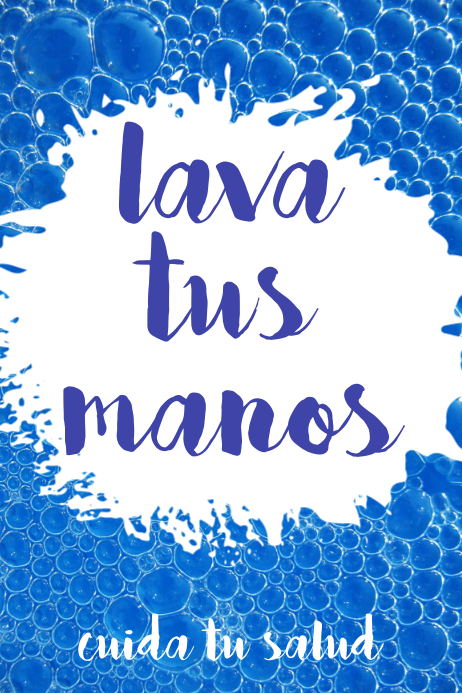 Poster motivador LAVA TUS MANOS Template | PosterMyWall