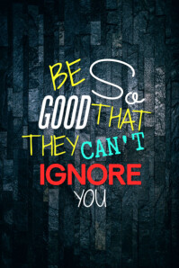 Motivational Text Poster Template | PosterMyWall