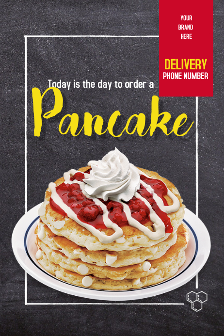 Poster Pancake Template | PosterMyWall