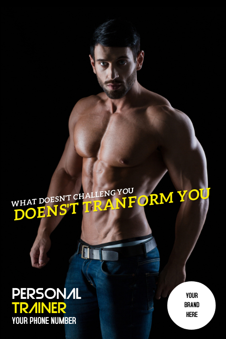 Poster Personal Trainer Template | PosterMyWall