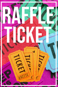 Poster raffle ticket Template | PosterMyWall