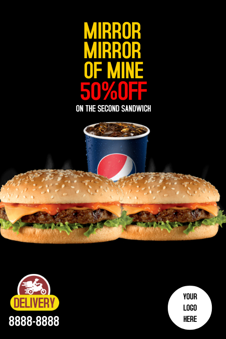 Poster Sandwich Template | PosterMyWall