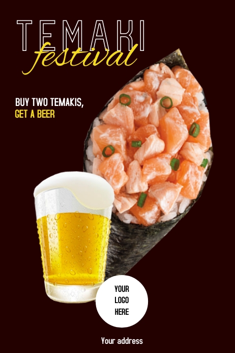 Poster Temaki Template | PosterMyWall