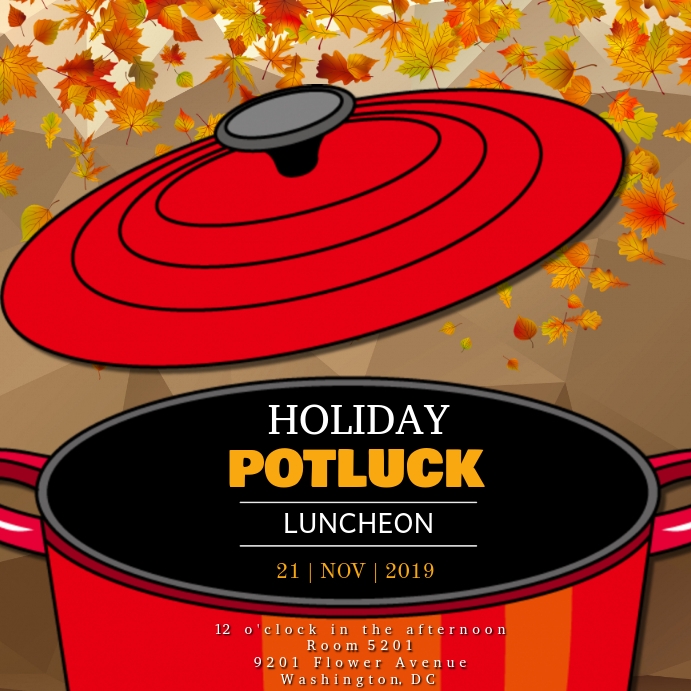 Copy of Potluck | PosterMyWall