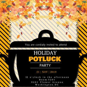 850+ Thanksgiving Potluck Customizable Design Templates | PosterMyWall