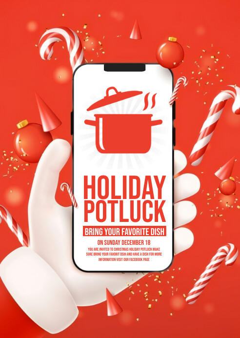 Potluck Template | PosterMyWall
