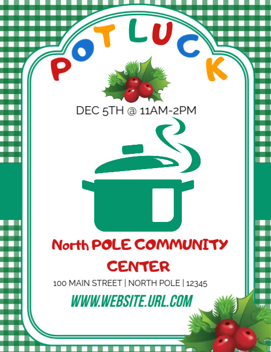 Copy of Potluck | PosterMyWall