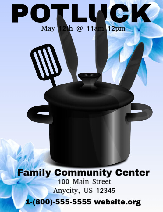 Potluck Template | PosterMyWall