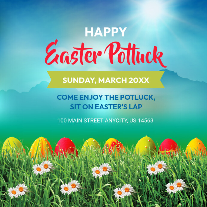 Potluck Instagram Post Template templaat | PosterMyWall