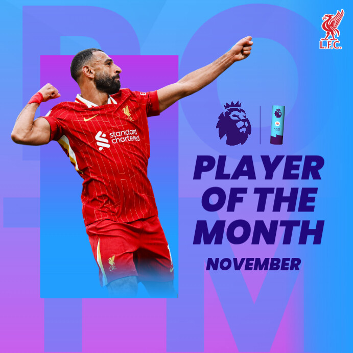 Copy of POTM Football Player Design Templates | PosterMyWall