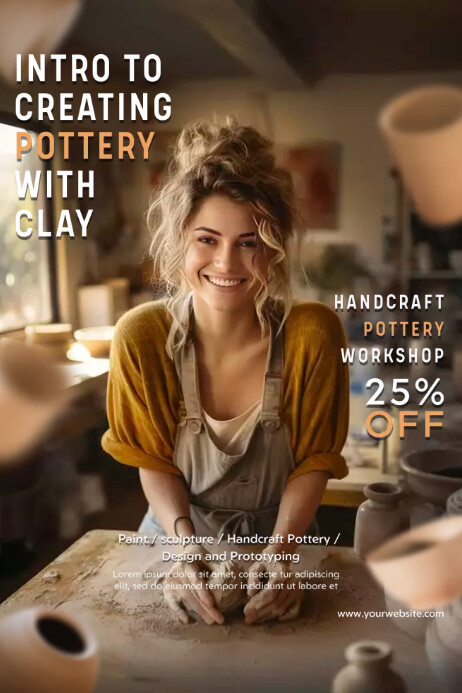 Pottery Ceramic Template | PosterMyWall