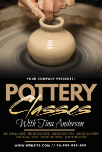 pottery classes Flyer design template | PosterMyWall