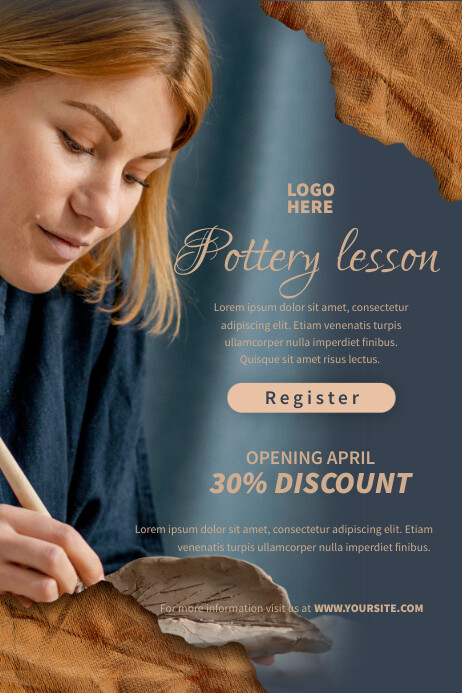 Pottery Lesson Template | PosterMyWall