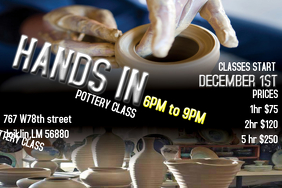 6.7K+ Free Templates for 'Pottery class' | PosterMyWall