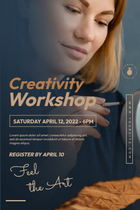 Pottery Workshop Ads Template | PosterMyWall