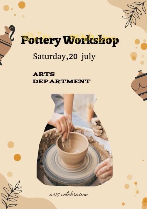 Copy of Pottery Workshop | PosterMyWall