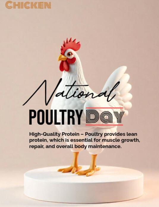 Copy of Poultry Day | PosterMyWall