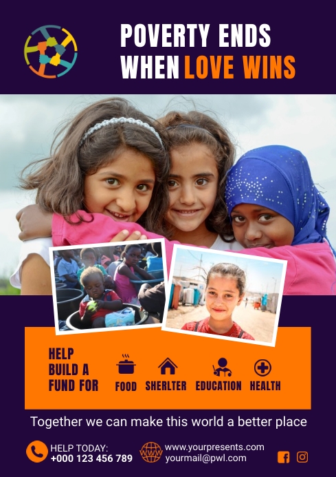 Poverty Ends Poster Template | PosterMyWall